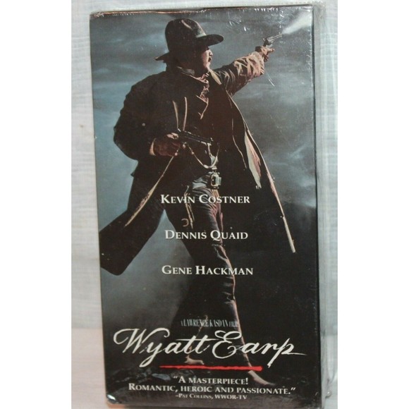 Media | 1994 Vhs Wyatt Earp Movie 2tape Set Kevin Costner Dennis Quaid ...